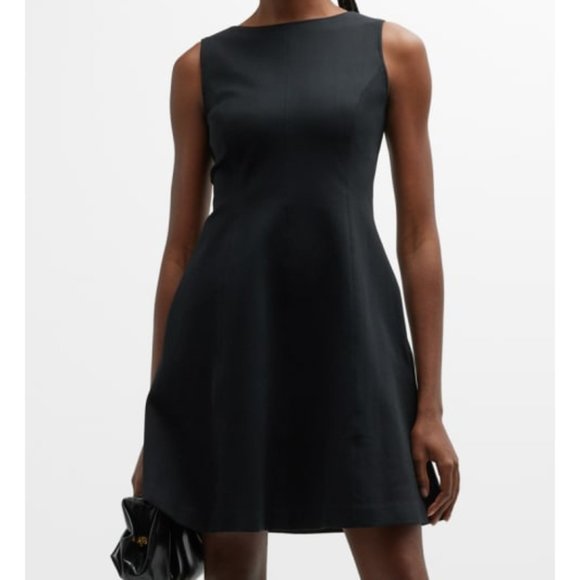 SPANX | Dresses | Spanx The Perfect Fit Flare Dress Classic Black ...